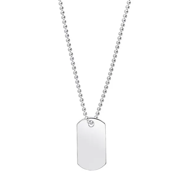 KAIZARIN Sterling Dog Tag - Silver