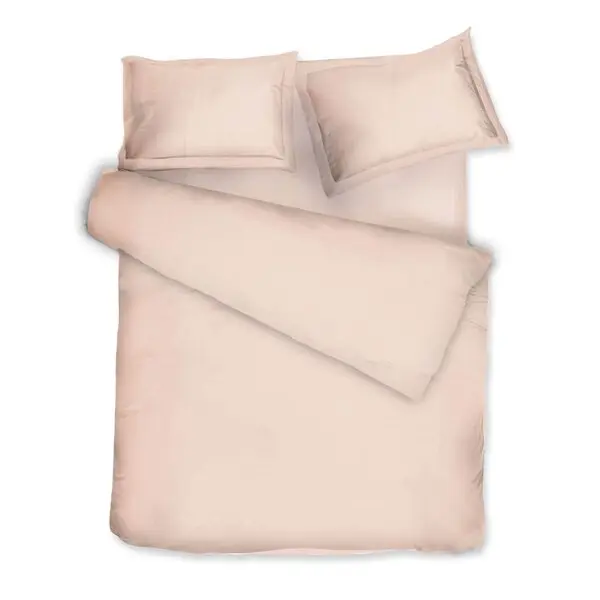 DECOFLUX HOME Cotton Bedding Set Creamy Peach - Orange
