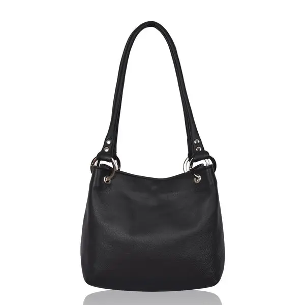 OWEN BARRY Shoulder Bag Leather Pepsi - Black
