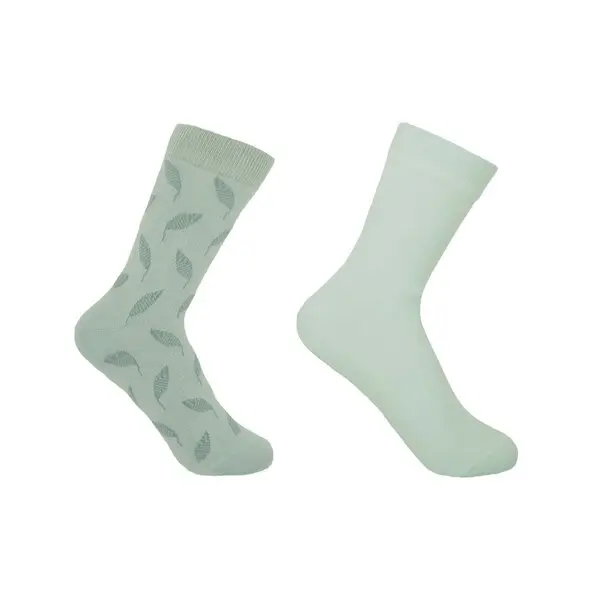 PEPER HAROW - MADE IN ENGLAND Leaf Mint & Classic Baby Socks Bundle - Blue