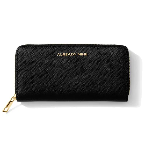 ALREADY MINE Manifestation Wallet – Protection & Inner Power - Black
