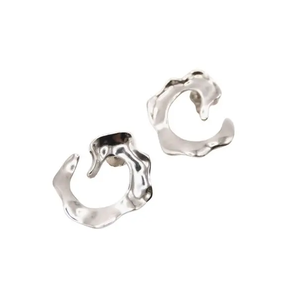 DARIA PACELLI JEWELRY Spyral Earrings - Silver