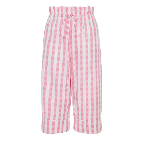 LISA THE LABEL La La Lady Peggy Pyjama Pants Gingham - Pink