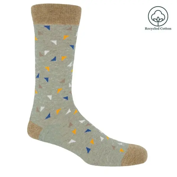 PEPER HAROW - MADE IN ENGLAND Neutrals Trilateral Socks - Beige