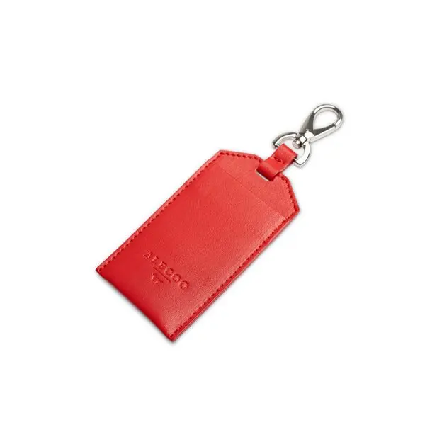 ALECOO Classy Poop Bag Holder Silver - Red