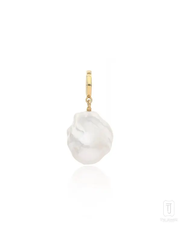THE JEWELZ Silver / White / Gold Pearly Pie Charm Pendant - Silver/white/gold