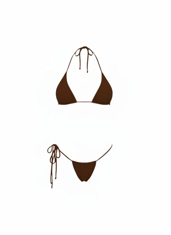 DEAR LOVER Chocolate Bikini Set - Brown