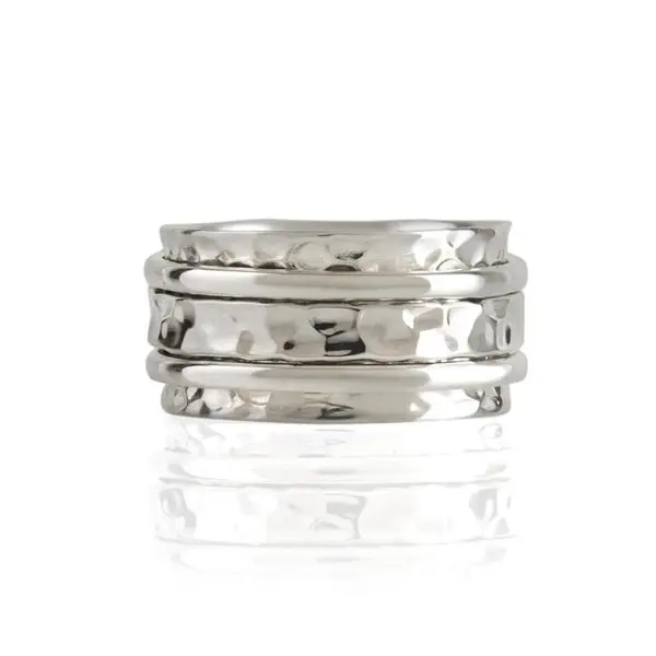 CHARLOTTE'S WEB JEWELLERY Karma Abundance Spinning Ring - Silver
