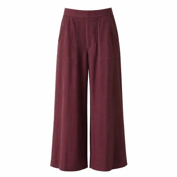 W.TWO Brown / Red The Silk Trouser - Brown/red