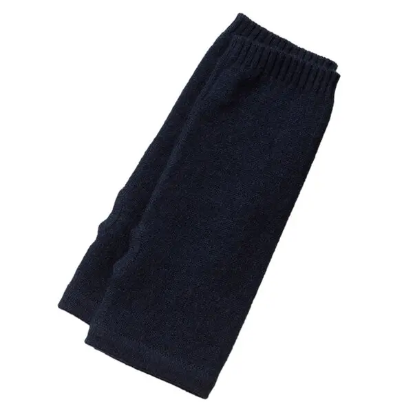 COVE Cashmere Wrist Warmers Navy - Blue