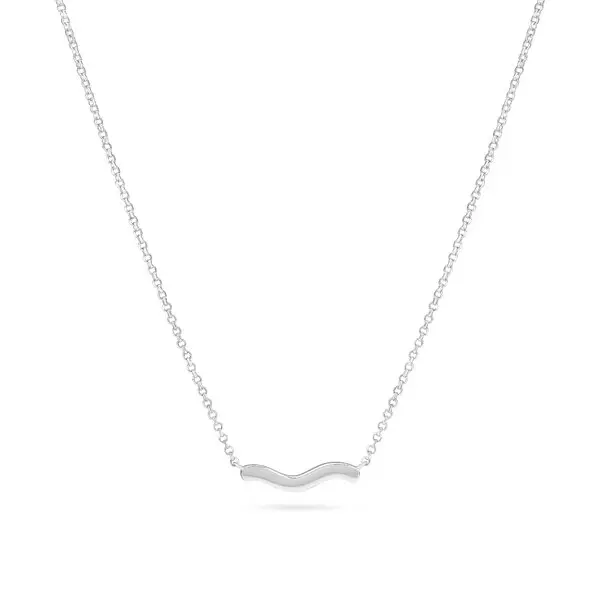 SIF JAKOBS JEWELLERY Necklace Ellera Waves Pianura - Silver