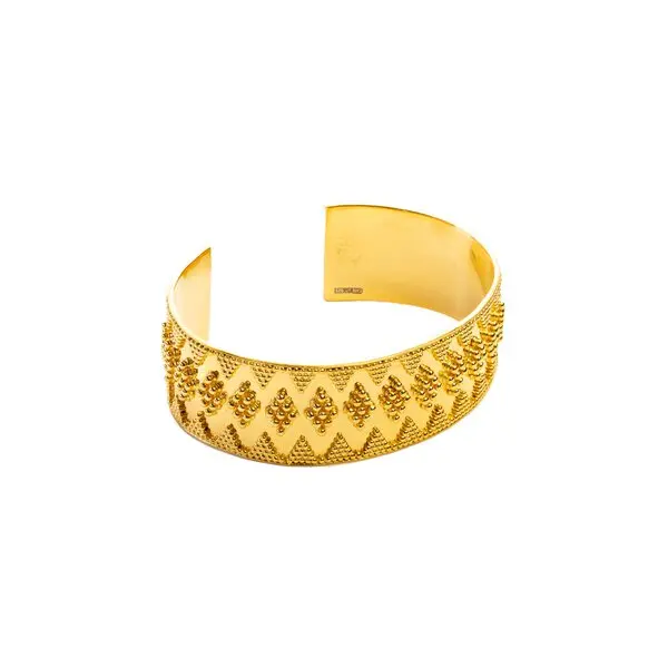 RIZE Granulated Cuff Plated - Gold