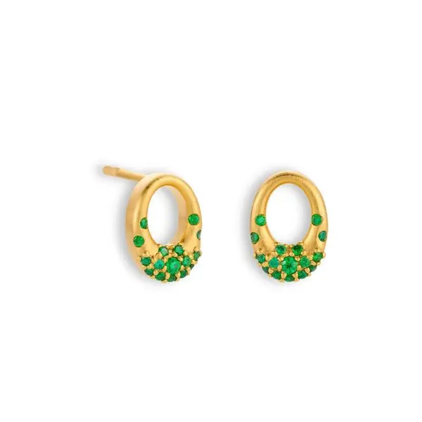 AELEA STUDIO Sollene Studs - Green
