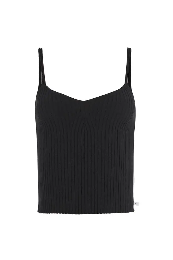 SALANIDA Sotto Knitted Top - Black