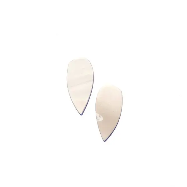 BABALOO JEWELRY Ava Statet Stud - White