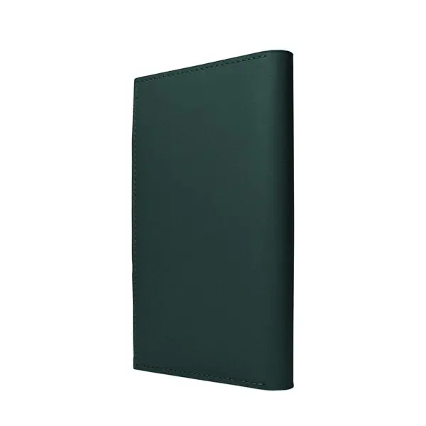 GODI. Green / Black Handcrafted Leather Passport & Travel Wallet In Dark Green - Green/black