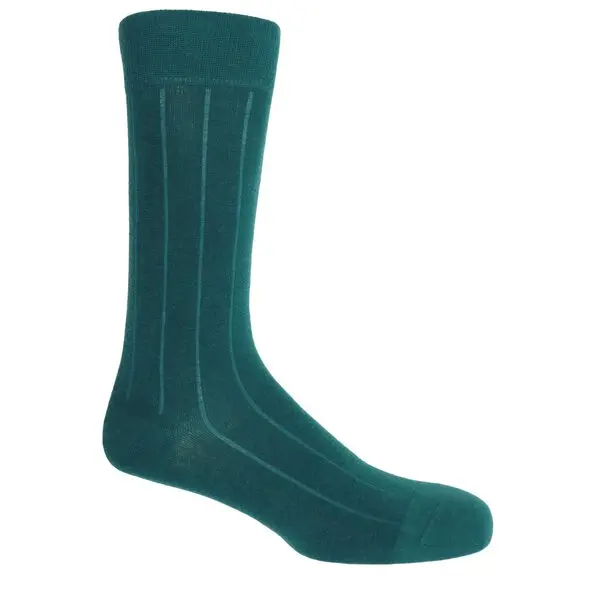 PEPER HAROW - MADE IN ENGLAND Indulgent Cashmere Socks Teal - Green