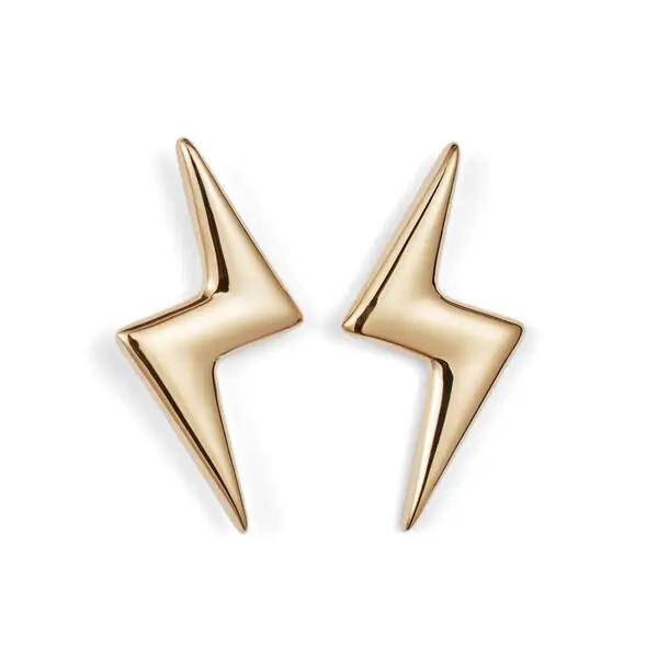 TOOLALLY Bubble Bolt Earrings Vermeil - Gold