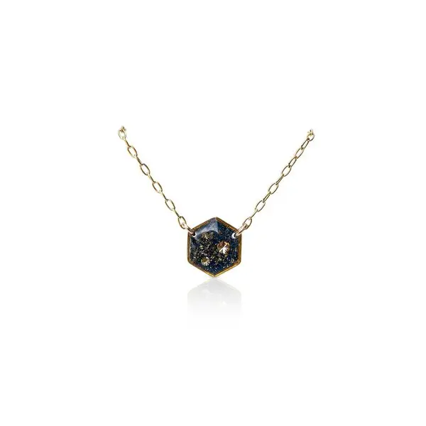 KATE KOEL Hexagon Galaxy Necklace - Gold