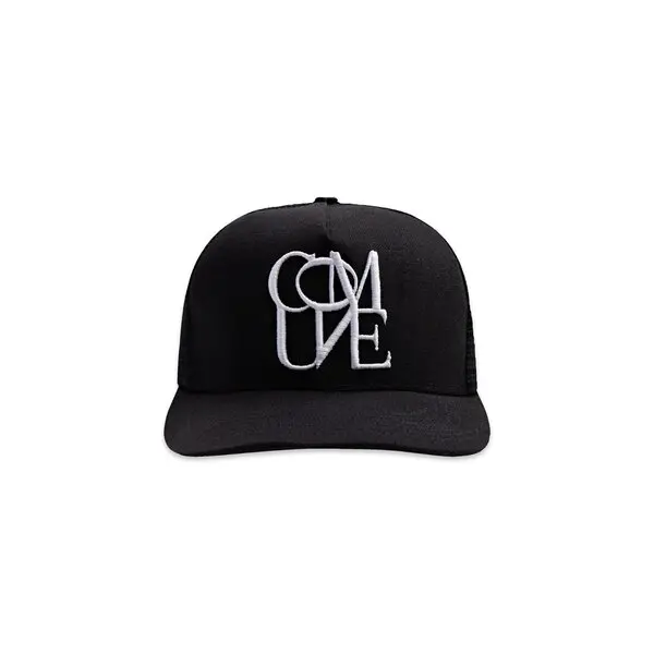 COMUNE Stack Trucker Hat - Black