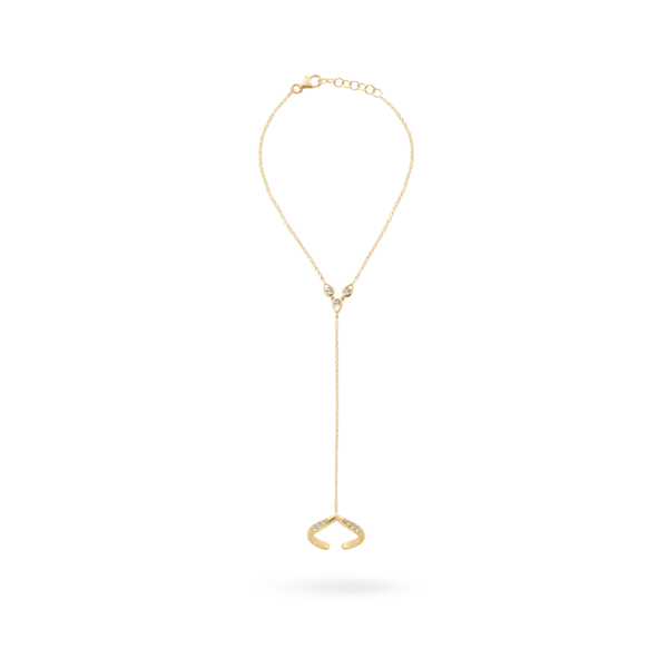 LUCY QUARTERMAINE Opulence Hand Chain - Gold