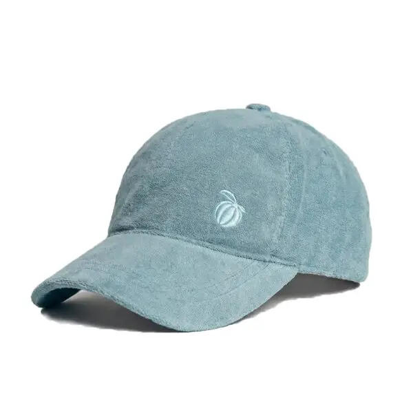 MAISON TANGERINE Terry Cotton Baseball Cap Sea Moss - Green
