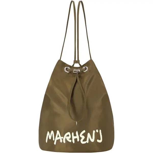 Marhen.j Leanna Recycled Nylon Olive Khaki - Green