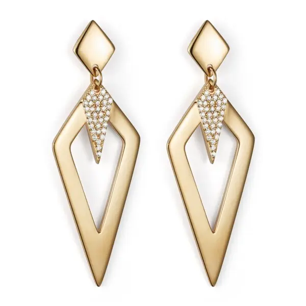 TOOLALLY Arrowhead Earrings - Gold