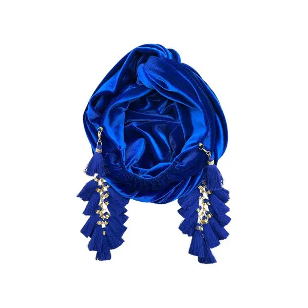 JULIA CLANCEY Electric Chacha Velour Turban
