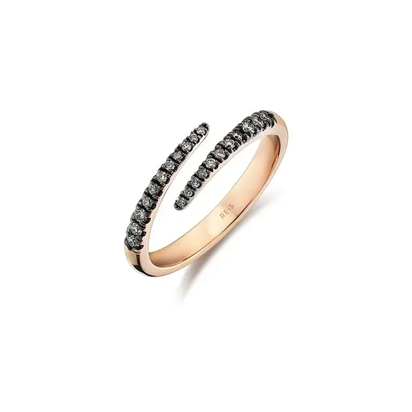 REIS JEWELLERY Claw Brown Yellow - Gold