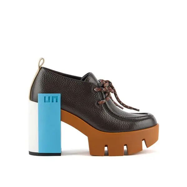 United Nude Brown / Blue Grip Moc Mid Coffee Mix - Brown/blue