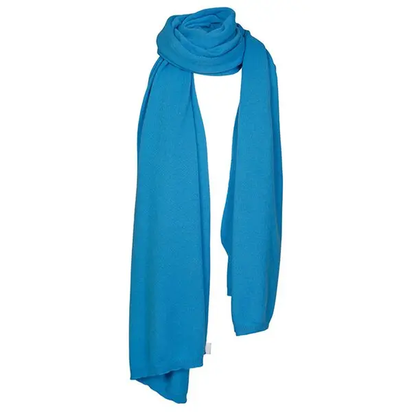 TIRILLM Alfie" Large Cashmere Scarf- Azur - Blue