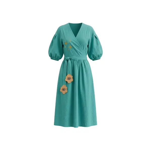 KING NAKED Away From Reality Envelope Dress / Mint - Blue
