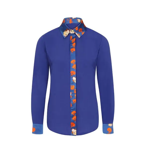 SOPHIE CAMERON DAVIES Royal Slim Shirt - Blue