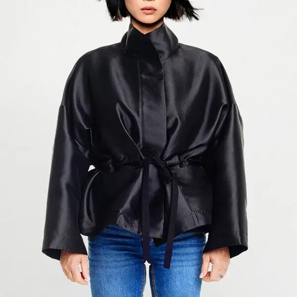 MAXJENNY Square Boxy Jacket - Black