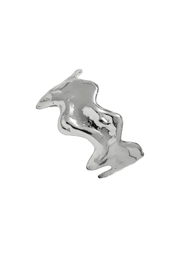 LAVANI JEWELS Clece Hair Cuff - Silver