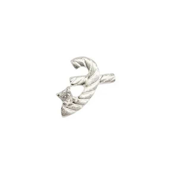 CLAIRE HILL DESIGNS Great Shorthand Stud Earring - Silver