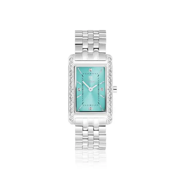 SIF JAKOBS JEWELLERY Watch Martina Turkois - Silver