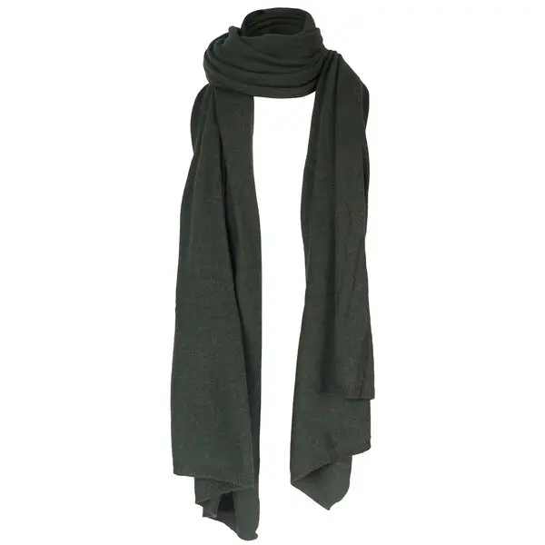 TIRILLM Alfie" Big Cashmere Scarf -army - Green