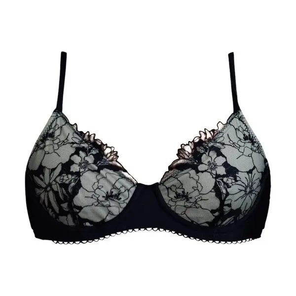 IVY SWIMWEAR Bloom In Midnight Top - Black
