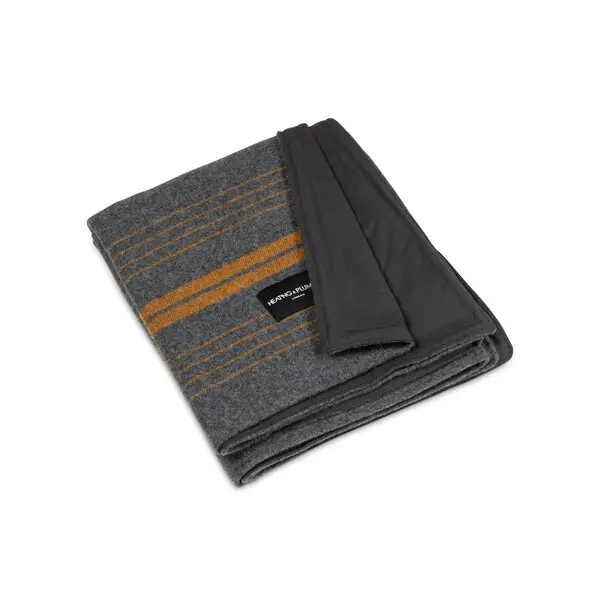 HEATING & PLUMBING LONDON The Wool & Wax Edition Picnic Blanket & Orange - Grey