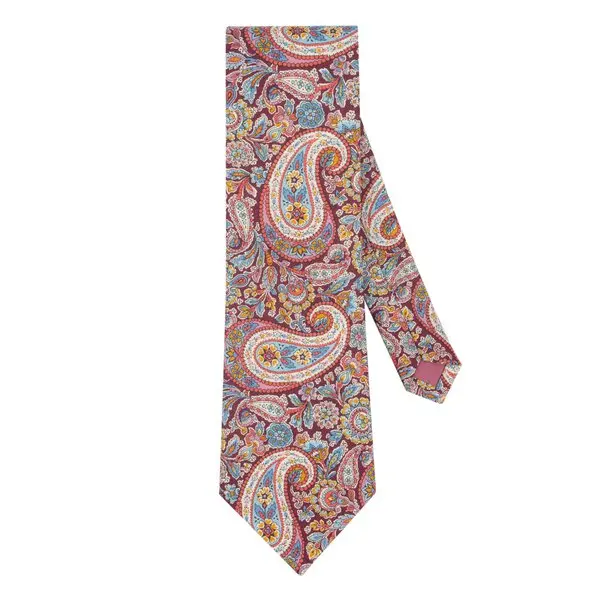 LE COLONEL Liberty Fig Lee Manor Tie - Blue