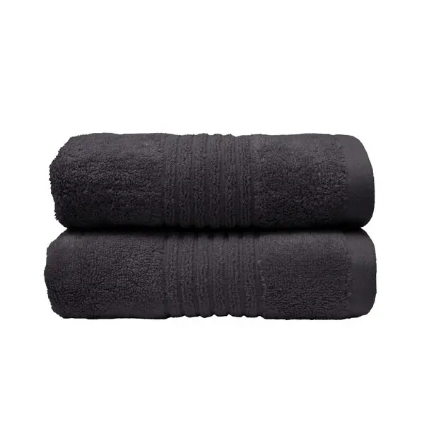 Misona Ultra Soft Bamboo Bath Towel Set Steel - Grey