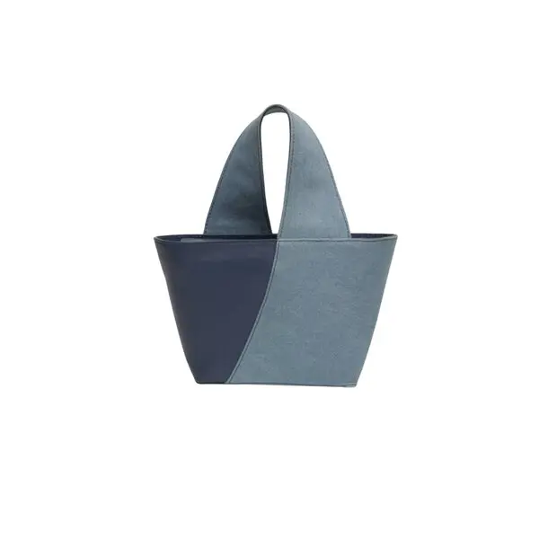 MAESE PLACE Denim Roda Tapiz Bag - Blue