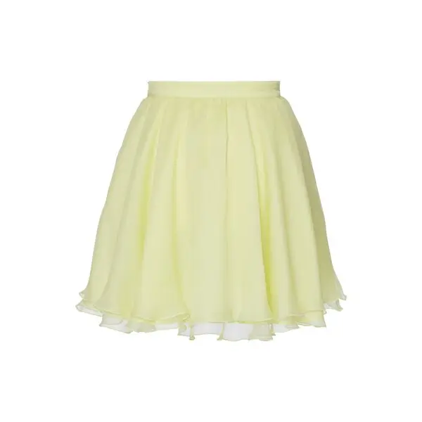 ANSE VICTORIN Lucy Silk Skirt Lime - Green