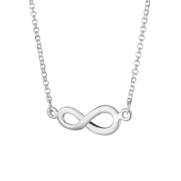 LILY CHARMED Sterling Infinity Necklace - Silver