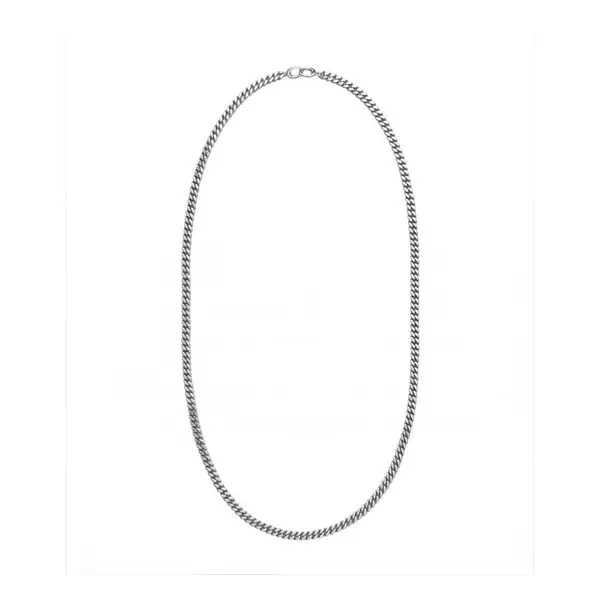 ONI Baby Cuban Link Long Chain / Waist Chain - Silver
