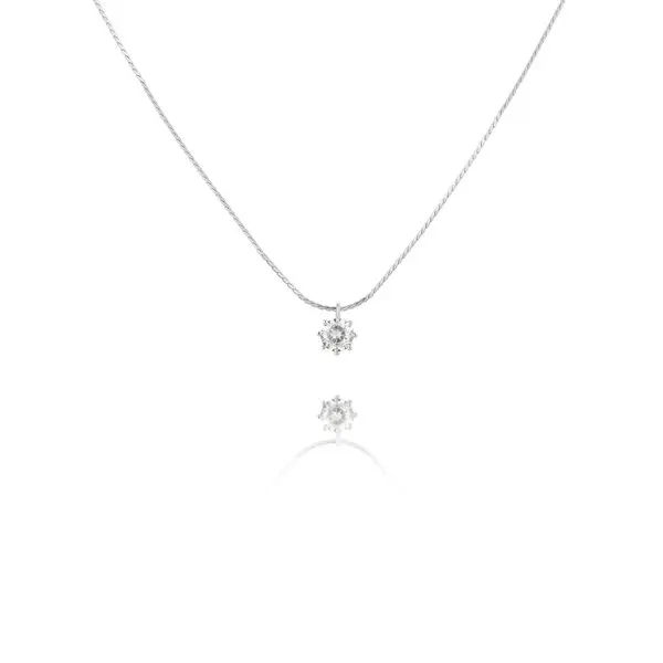 ARCTIC FOX & CO. Topaz Sterling Necklace Leo - Silver