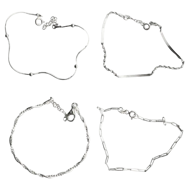 SPERO LONDON Sterling Bracelet Layering Set - Silver