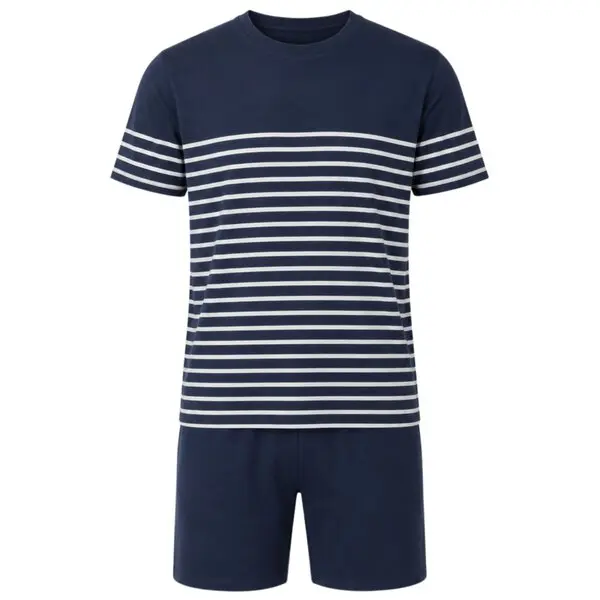ZD ZERO DEFECTS Short Modal Pyjamas Bruma Navy - Blue